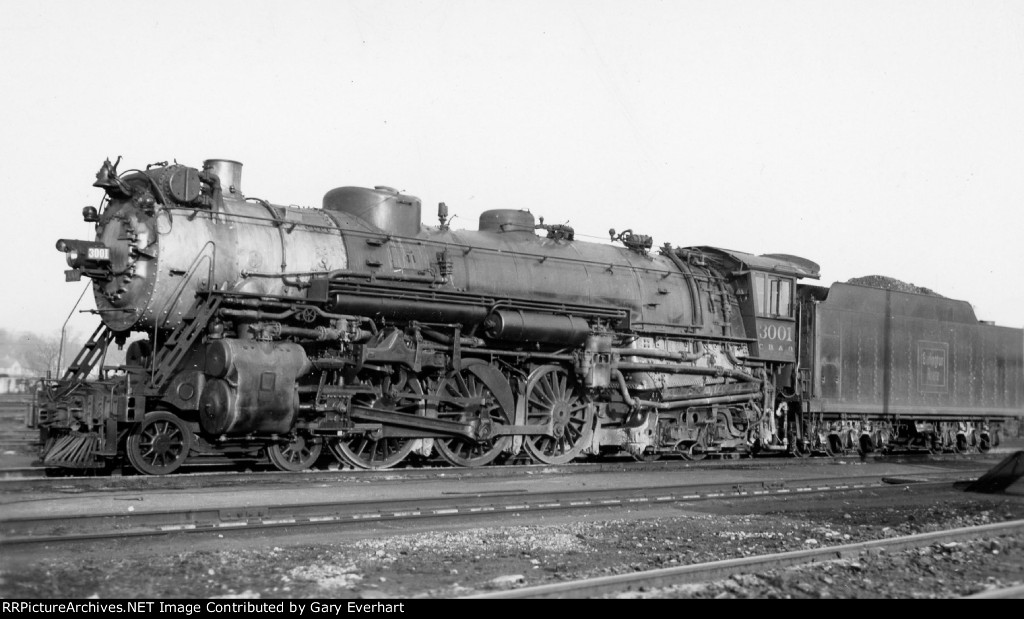 CBQ 4-6-4 #3001 - Chicago, Burlington & Quincy